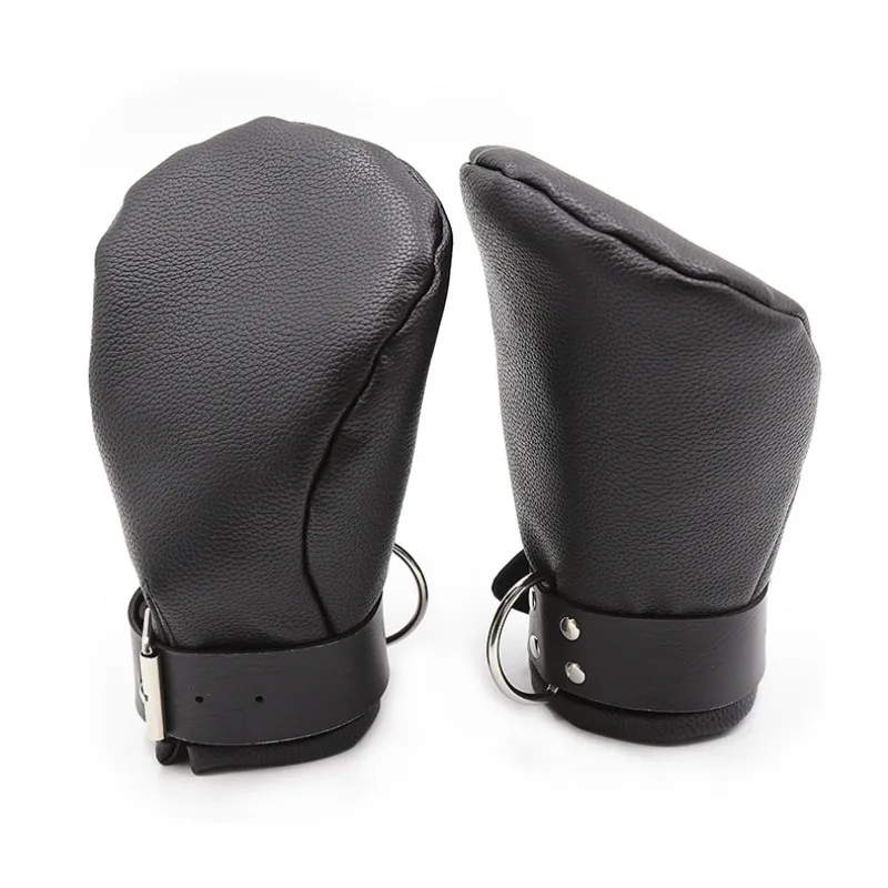 Puppy Bdsm Mittens Mitt,Leather Gloves Dog Paw Palm, Padded Handcuffs ...