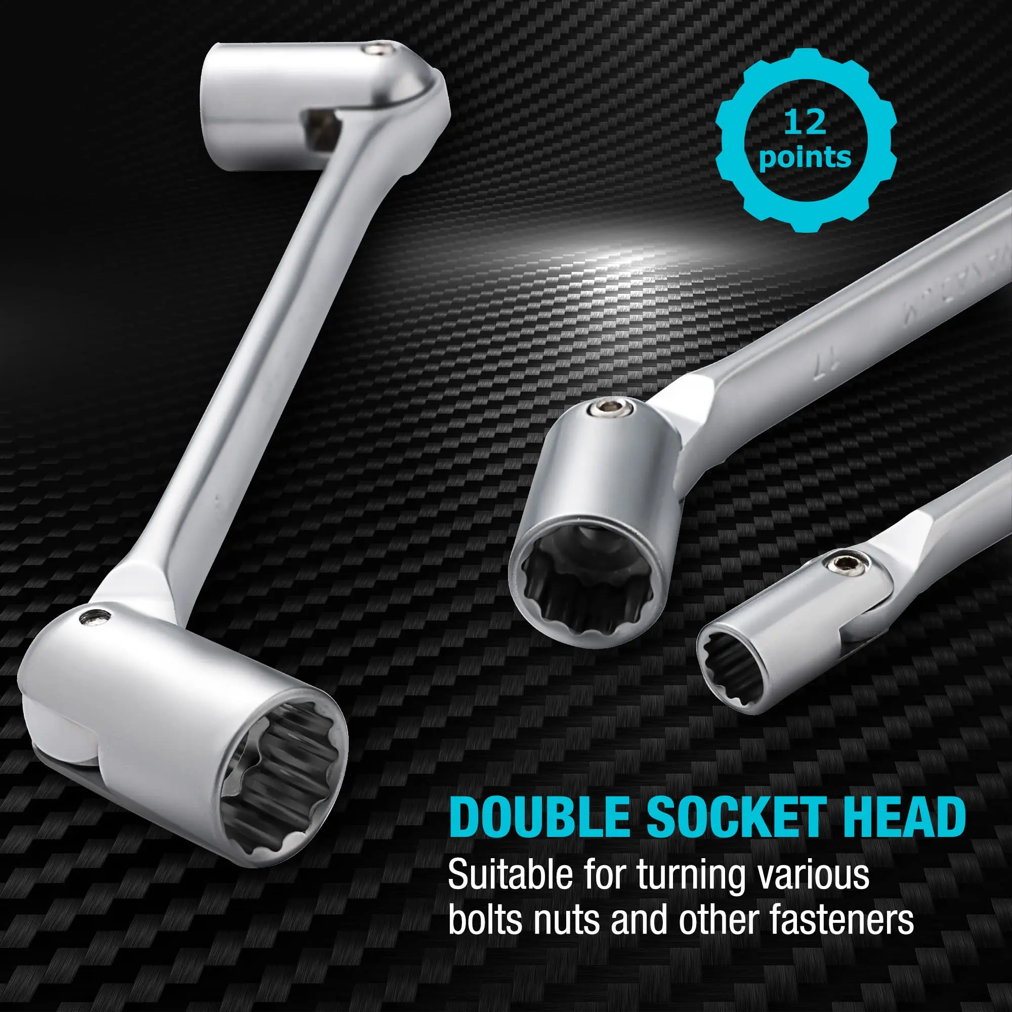 Metric-Swivel-Head-Socket-Combination-Spanner-Chrome-Vanadium-Steel ...