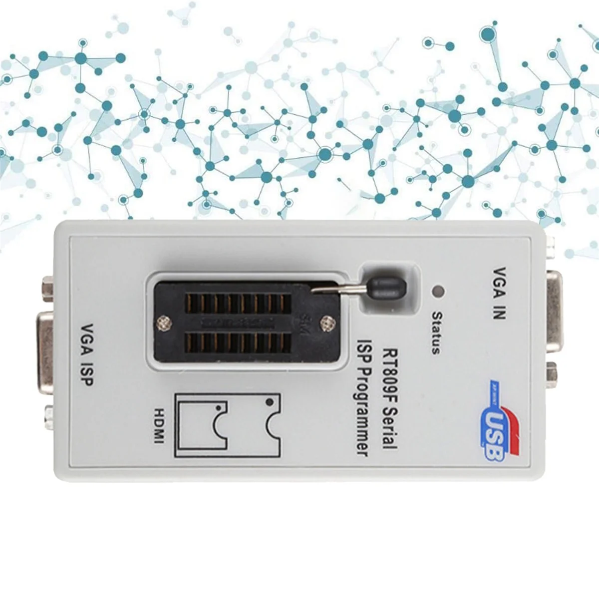 RT809F-High-Speed-ISP-USB-Programmer-with-VGA-Cable-USB-Data-Cable-BIOS ...