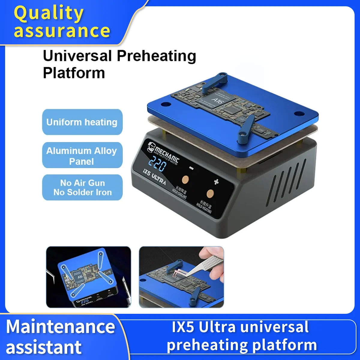 Mechanic-IX5-Ultra-universal-preheating-platform-mobile-phone-motherboard-layered-bonding-glue ...