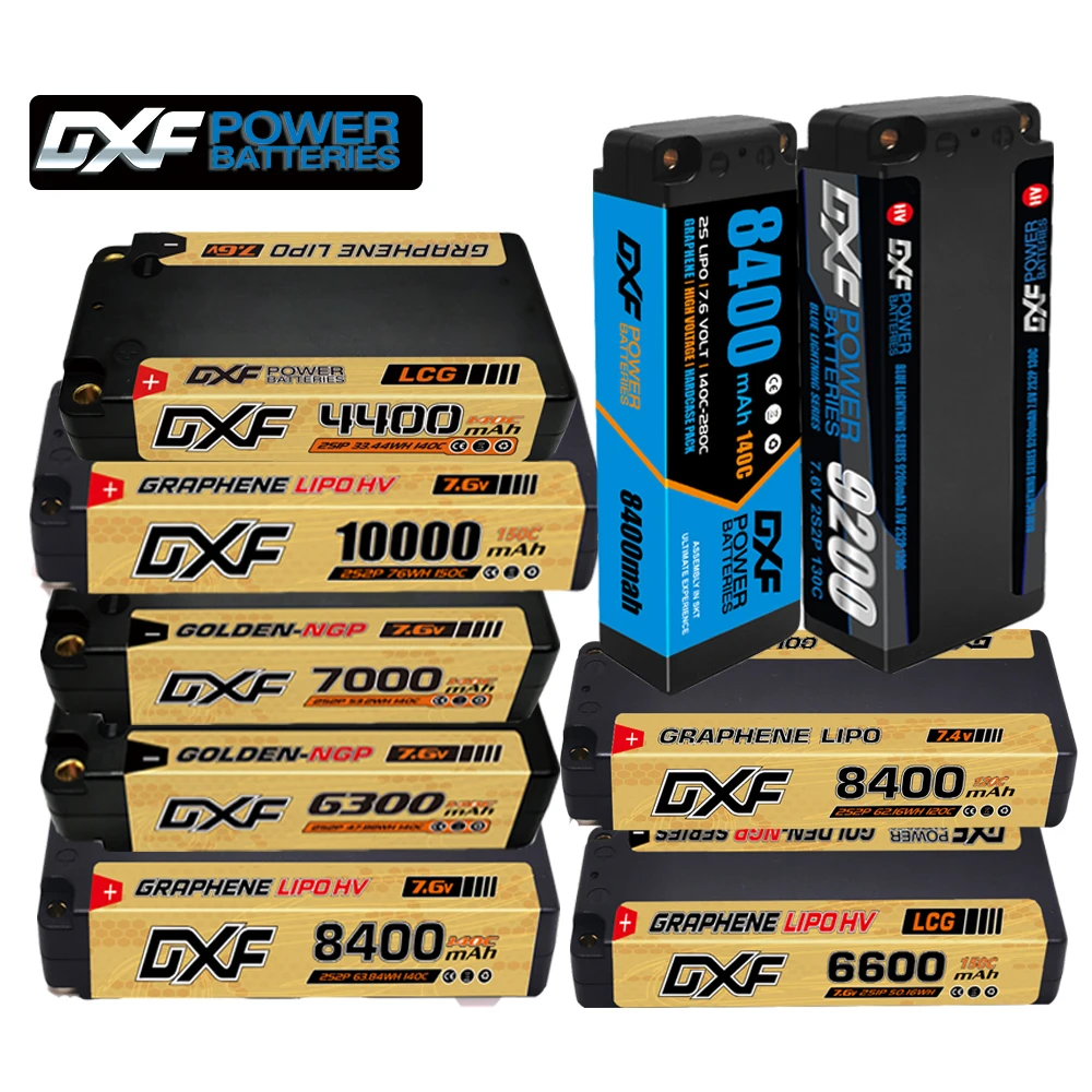 DXF-2S-7-6V-5mm-Bullet-Graphene-9200mah-10000mah-8400mah-7000mah ...