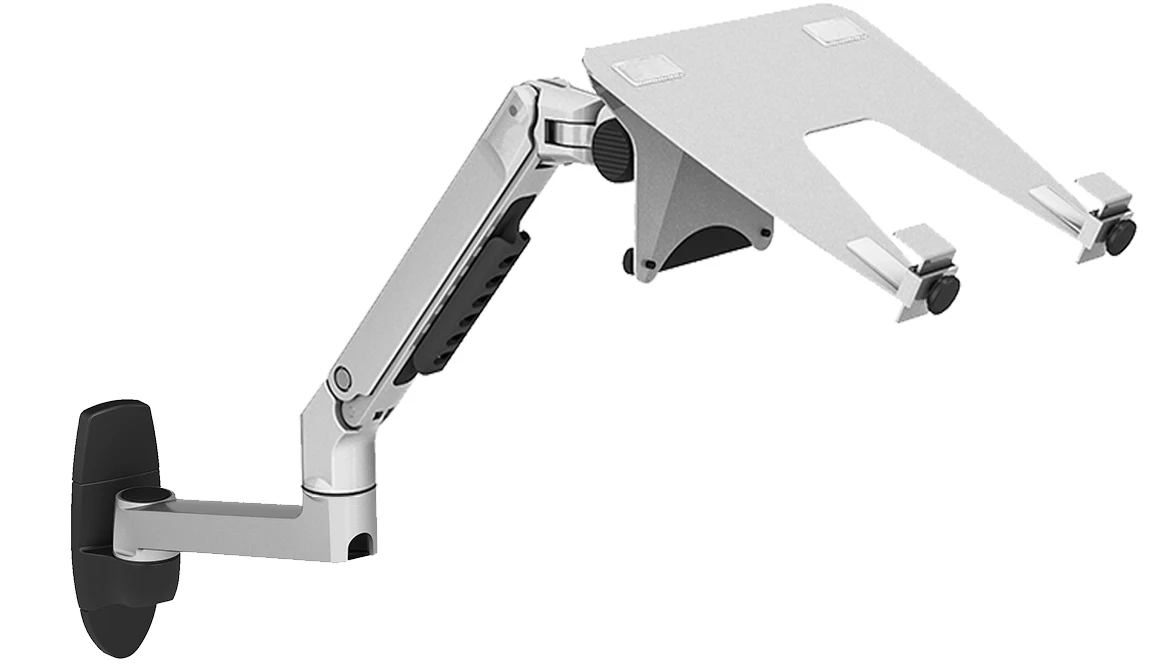 V62WT Aluminum Alloy Mechanical Spring Arm Wall Mount Laptop Holder ...