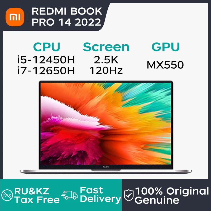 Xiaomi-RedmiBook-Pro-14-Laptop-Notebook-PC-14-2-5K-Tela-120Hz-i5-12450H ...