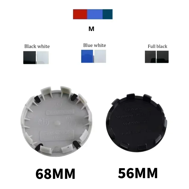60Pcs-56mm-68mm-Car-Wheel-Center-Caps-Rim-Hub-Cover-Hubcap-Badge-Logo ...