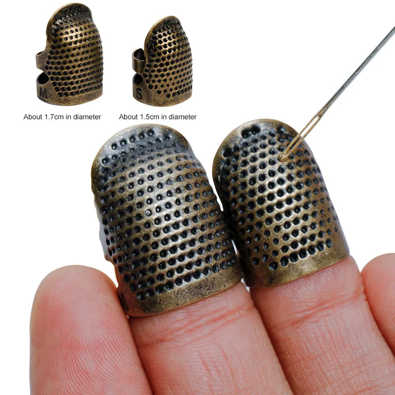 1pcs-Retro-Finger-Protector-Antique-Thimble-Anti-Slip-Ring-Handworking ...