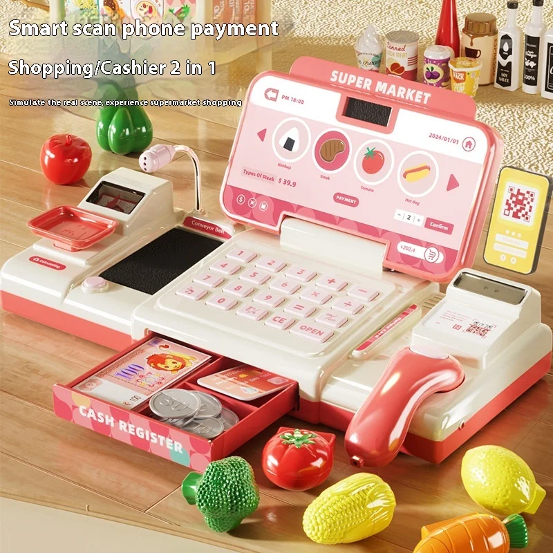 Supermercado-caixa-registradora-brinquedos-compras-reconhecimento ...
