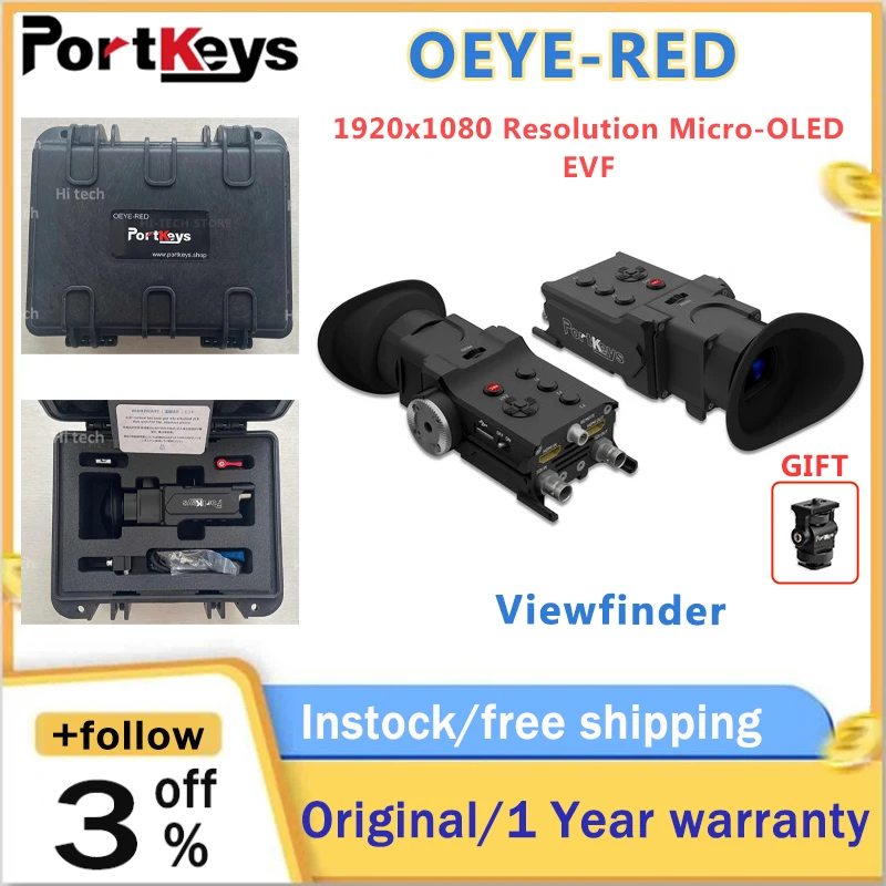 PortKeys-OEYE-RED-3G-SDI-4K-EVF-Electronic-Viewfinder-OLED-Display-For ...
