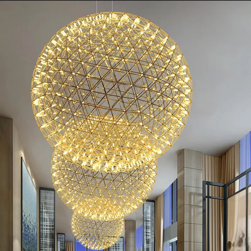 Modern-Brief-Loft-Spark-Ball-LED-Lights-Chandelier-Fixture-Firework ...