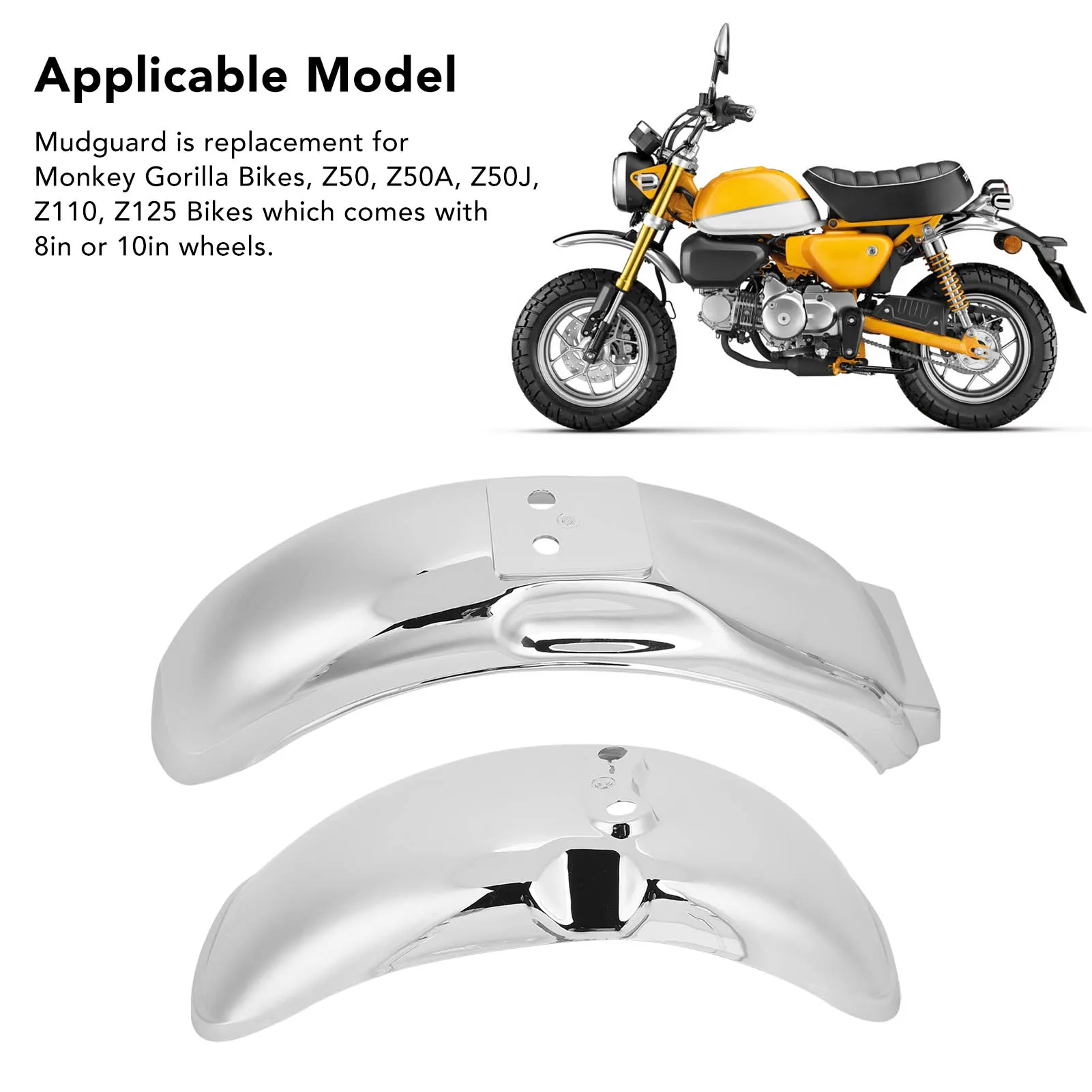 Motorcycle-Front-Rear-Wheel-Wheel-Mudguard-Chrome-Plated-Guard-Fairing ...