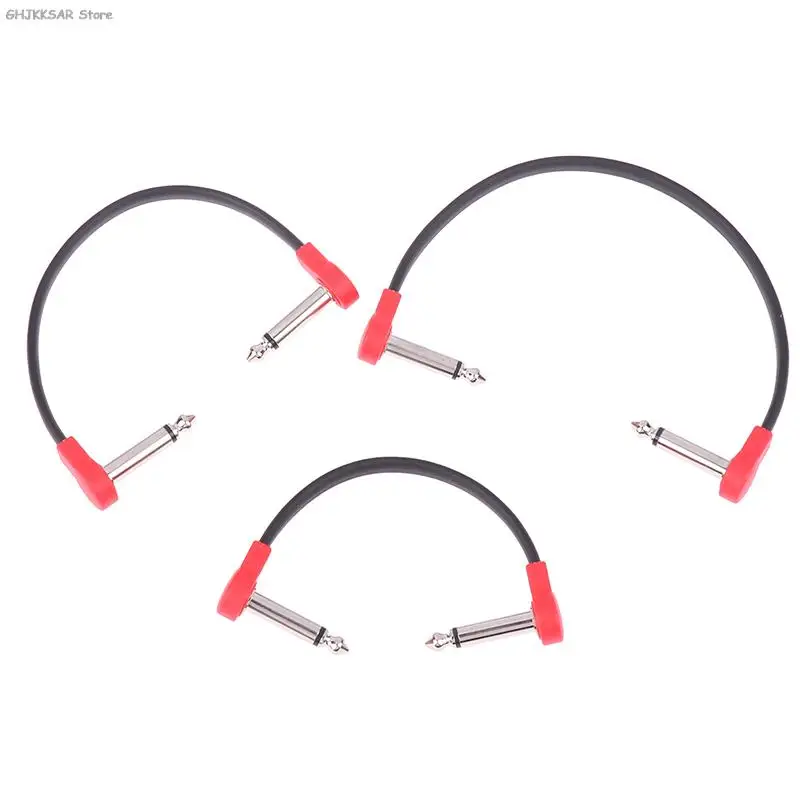 10-15-20cm-Guitar-Pedal-Cables-Right-Angle-Plug-10cm-15cm-20cm-Guitar ...