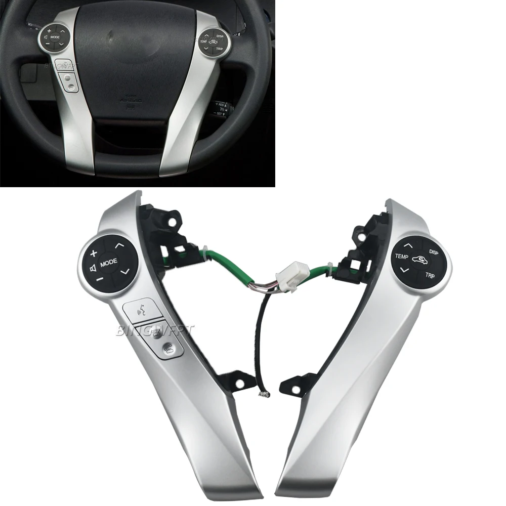 New-Steering-Wheel-Control-Buttons-for-Toyota-Prius-C-2011-2012-2013 ...