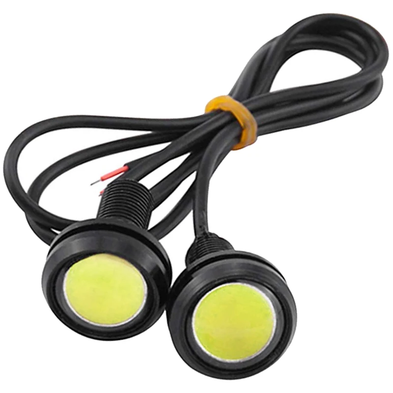 2-10-PCS-Car-Signal-Lgihts-Fog-Eagle-Eye-Led-Bulbs-12V-COB-18MM-23MM ...