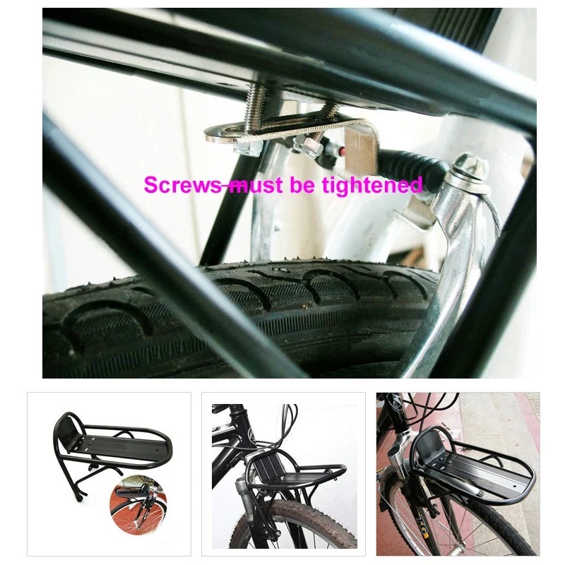 Bike Front Rack MTB Road Cycling Front Rack Aluminum Alloy Shelf Bike ...