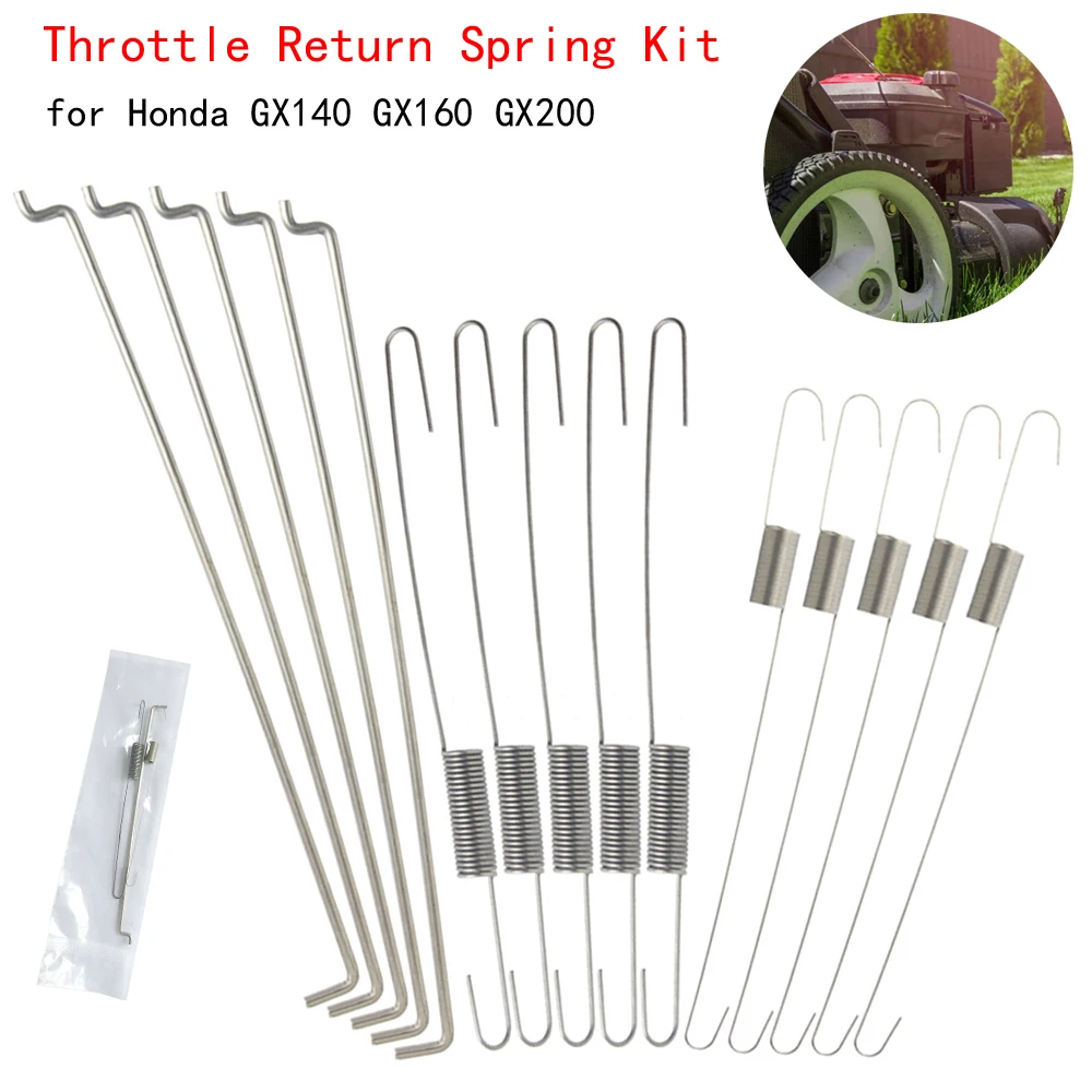 Throttle Return Spring Kit for Honda GX140 GX160 GX200 11hp Governor ...