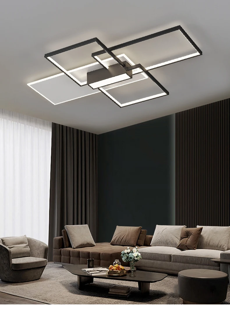 Fixture Combination Living Room Chandeliers Modern Minimalist Luxury B ...