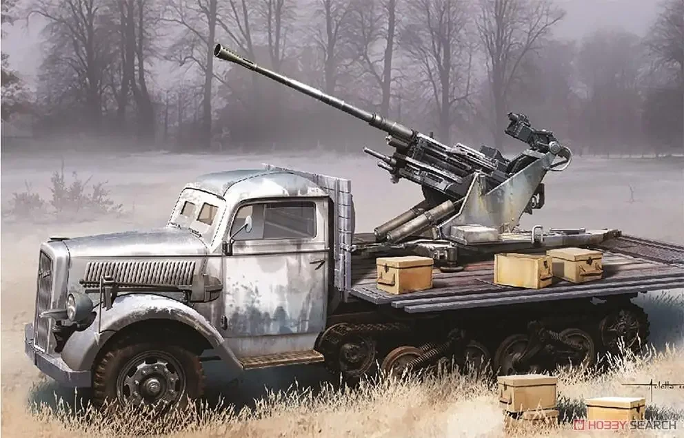 Dragon-6788-1-35-WWII-German-Sd-Kfz-3-Maultier-Half-Track-mit-3-7cm ...