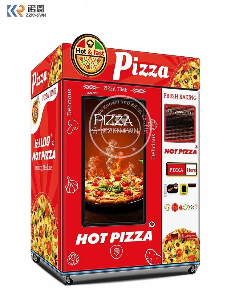 Hot-Pizza-Vending-Machine-With-Heating-And-Baking-System-Pizza-Vending ...