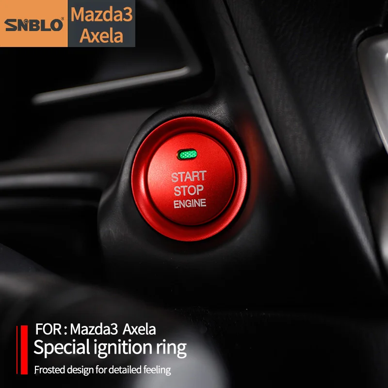Car-One-Button-Start-Decorative-Ring-Ignition-ring-protective-cover-For ...