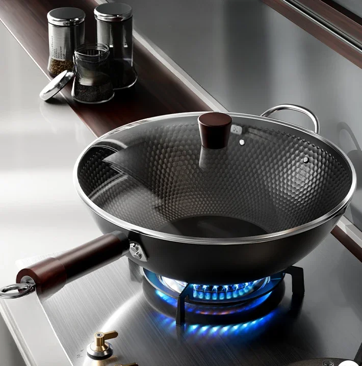 Chinese-Home-Frying-Pan-Safe-Uncoated-Non-stick-Frying-Pan-Vintage ...
