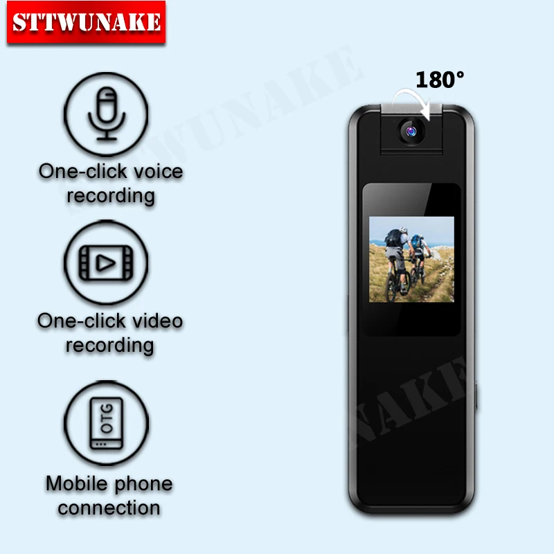 Mini Camera night vision HD 1080P wireless body cam digital micro ...