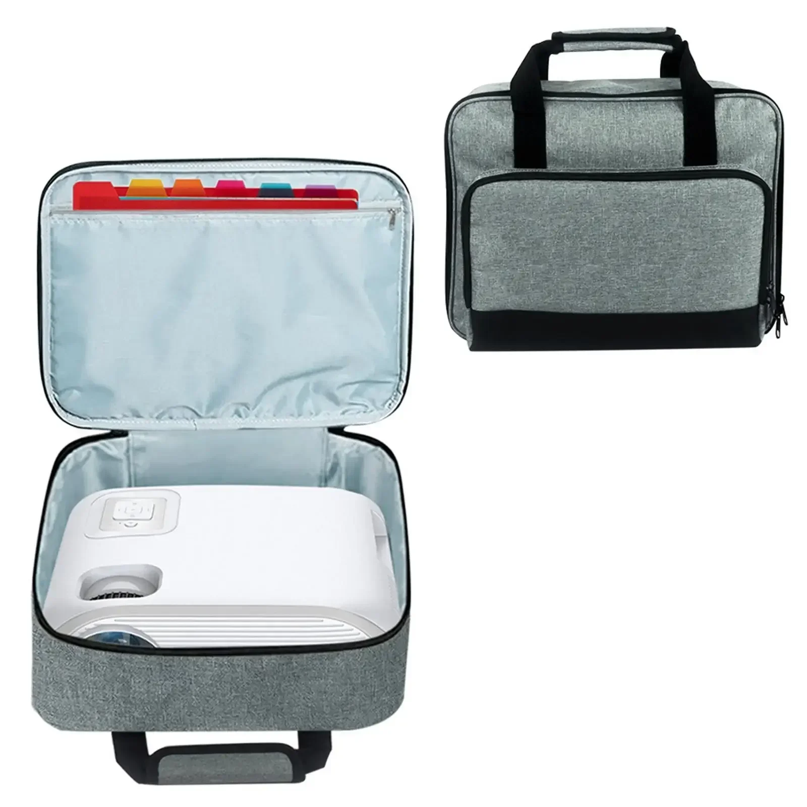 Portable-Grey-Projector-Storage-Bag-Case-Universal-Carrying-Bag-Travel ...