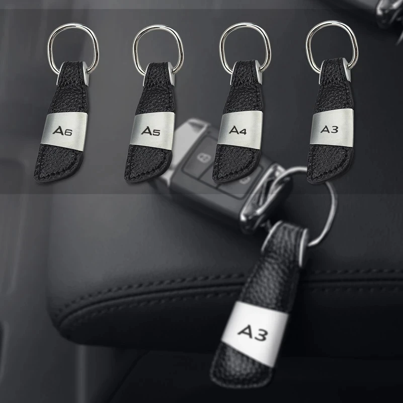 Car Keychain Key Ring For Audi A4 A3 8p 8v 8l A4 B6 B8 B7 B5 B9 A6 C5 ...