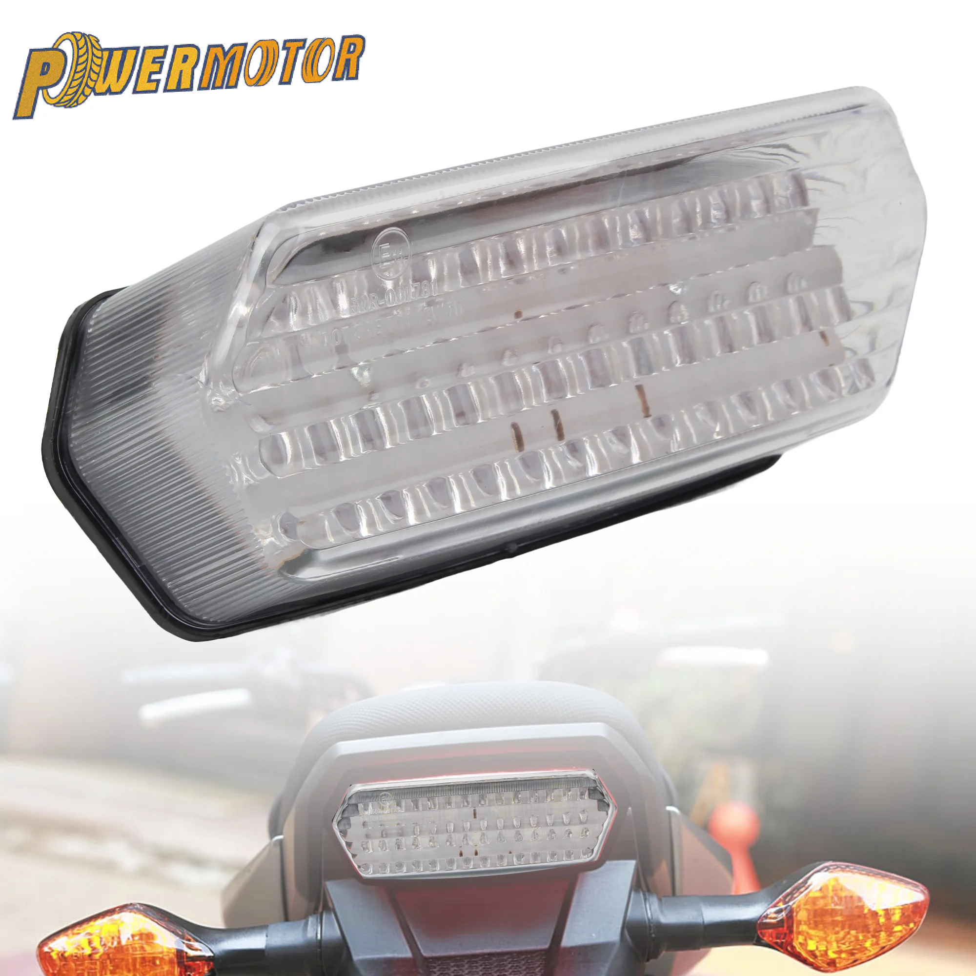 LED Motorcycle Tail Light Turn Signal Brake Lamp for Honda MSX/Grom 125 ...