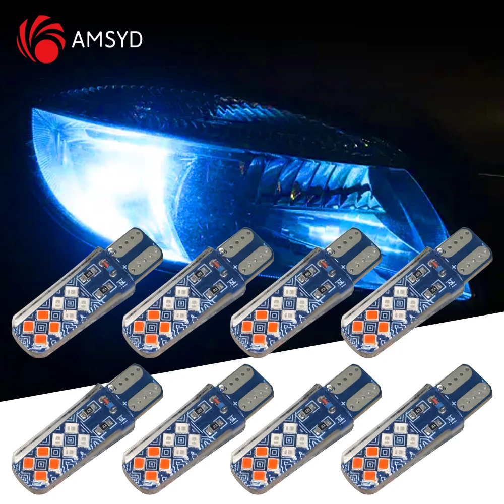 Bombillas-LED-piezas-W5W-194-168-T10-COB-16SMD-luz-estrobosc-pica-Flash ...
