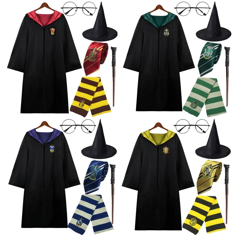 Hogwarts-Cosplay-Magic-School-Robes-Cos-Halloween-Cape-Adult-Kids ...