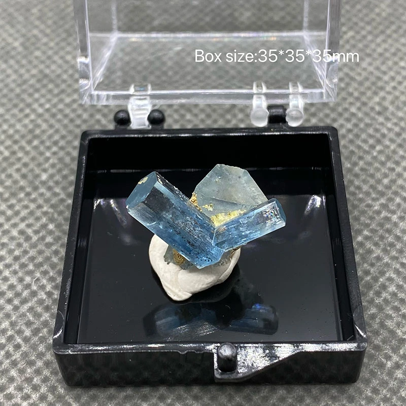 100% Natural Namibian Aquamarine Áspero Pedra Preciosa Cristal ...