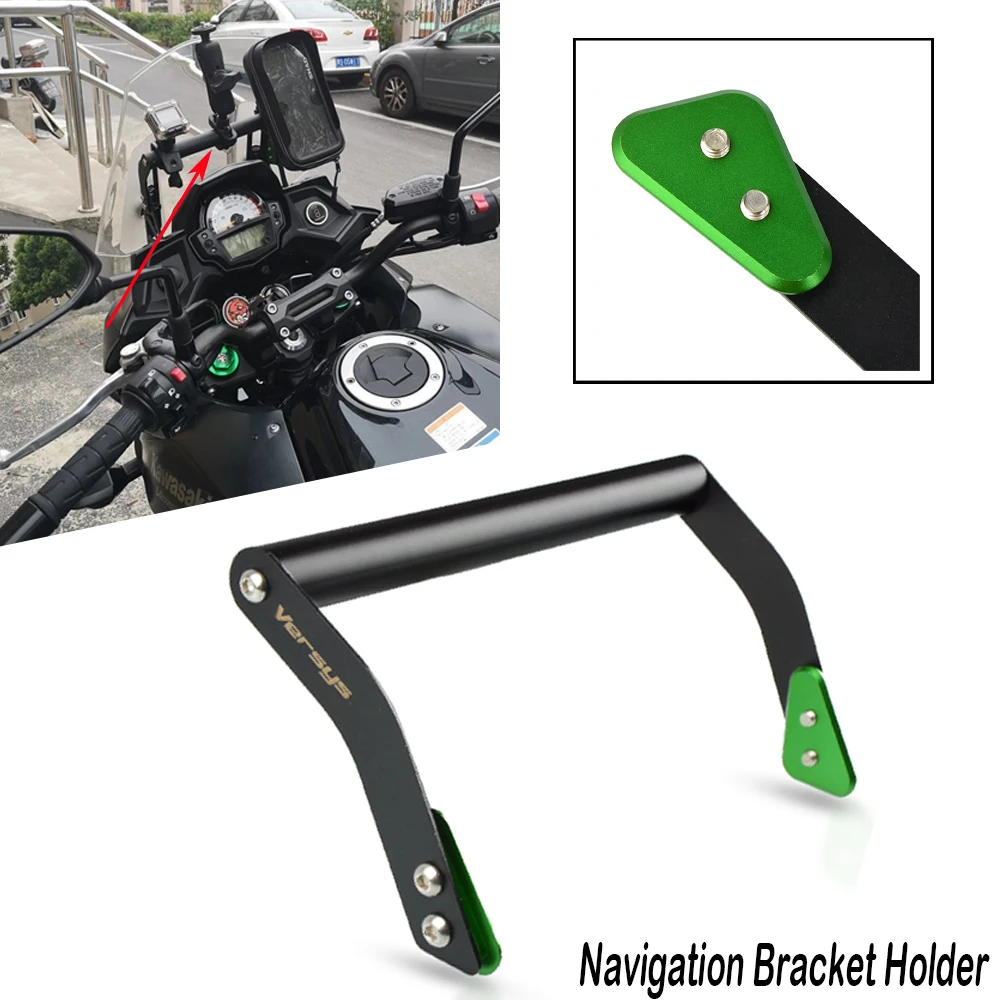 Motorcycle-GPS-navigation-bracket-Supporter-Holder-For-KAWASAKI-Versys ...