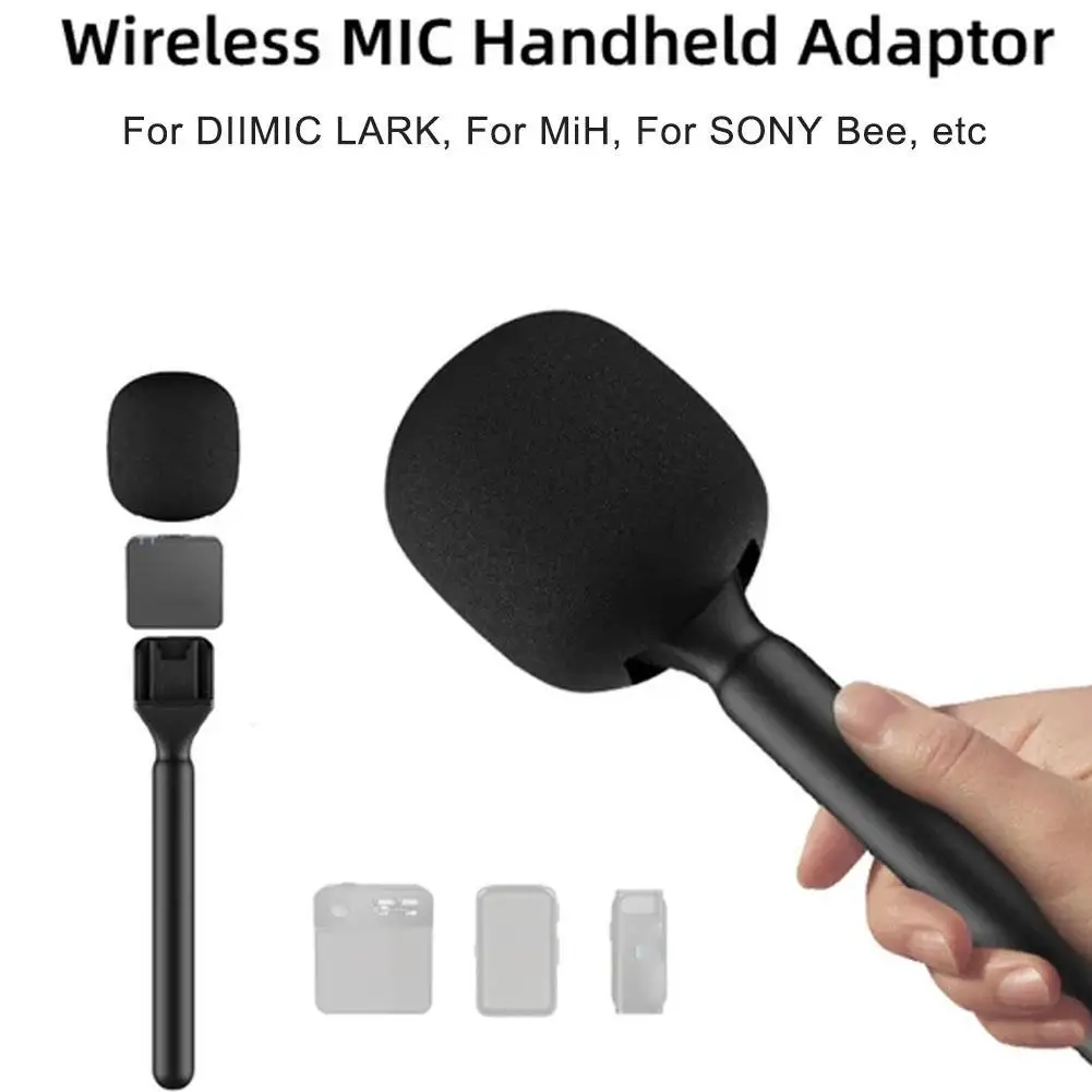 Wireless-Microphone-Handheld-Stick-Outdoor-Interview-Handheld-Stick-For ...