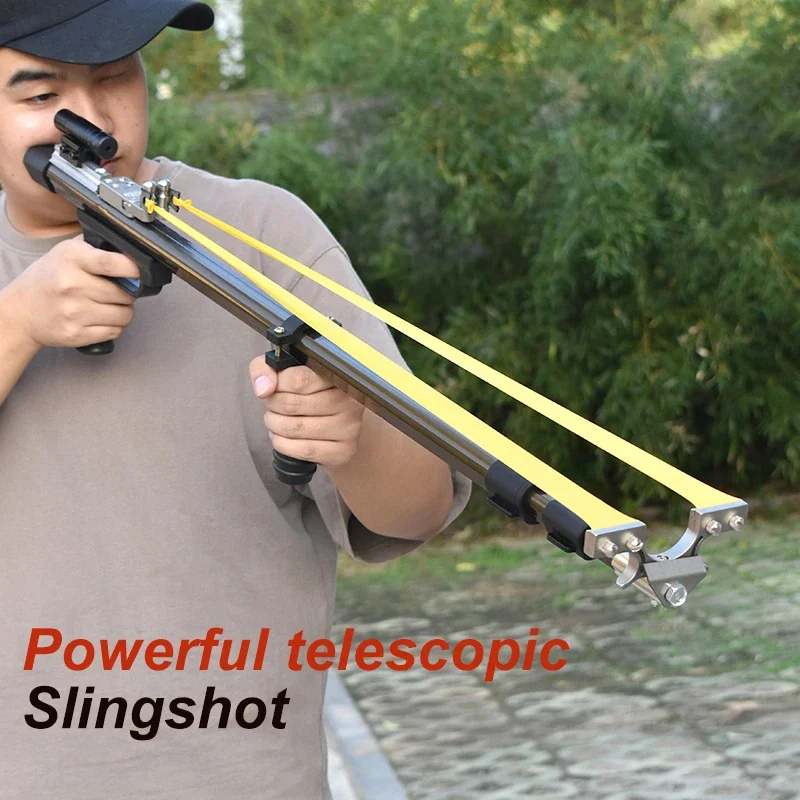 Professional-Hunting-Fishing-Slingshot-Rubber-Band-Metal-Slingshot ...