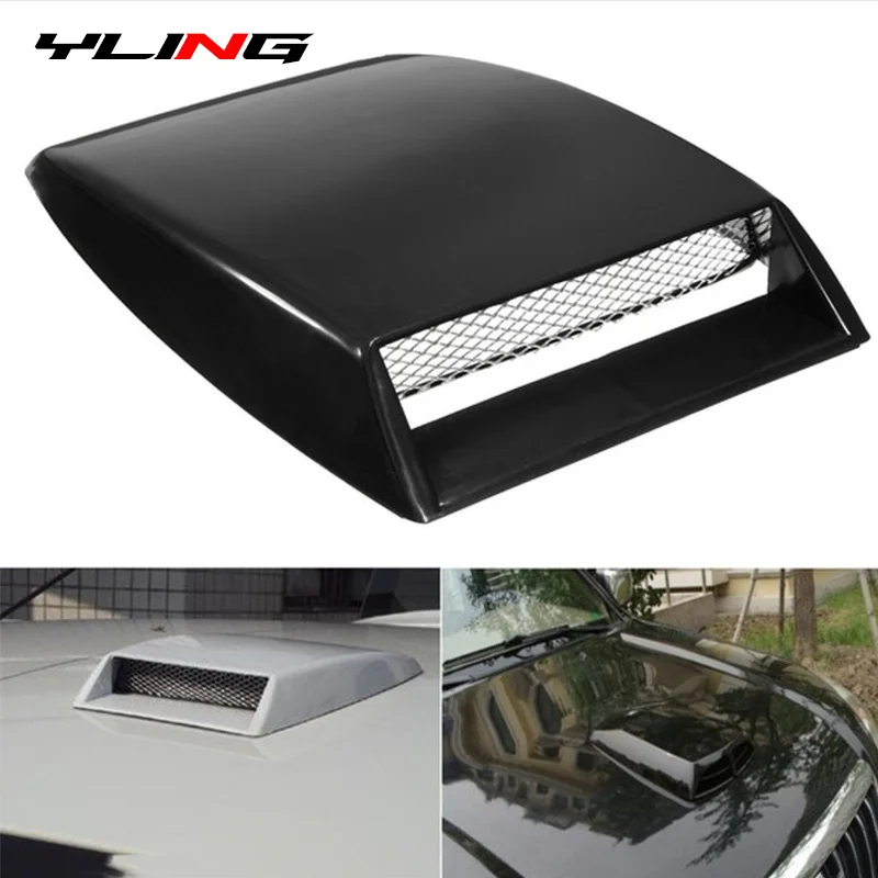 Universal Car Engine Hood Scoop Air Flow Intake Vent Sticker Cover ...