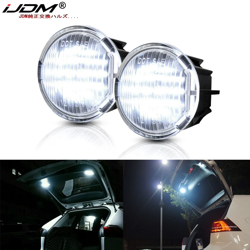 2pc LED Cargo Trunk Lift Gate LED Lamp White Led For Jeep Commander ...