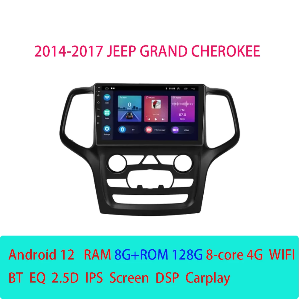 Android-12-For-Jeep-Grand-Cherokee-2014-2017-Multimedia-Car-Player-TV ...
