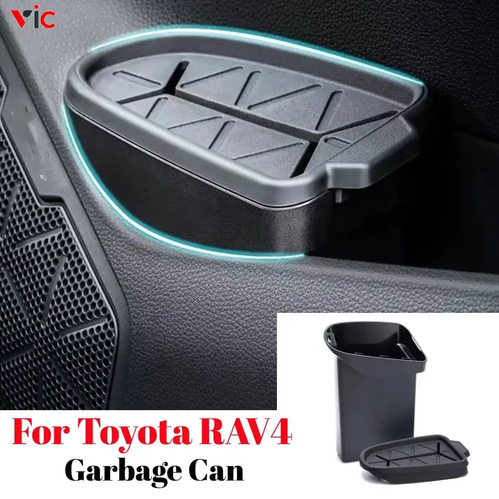 Trash Can For Toyota RAV4 Garbage Can Car Trash Bin with Cover Side ...