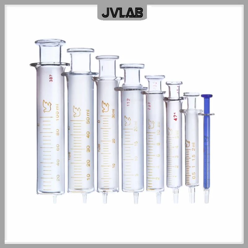 Glass Syringes Glass Sample Extractor Lab Glassware Glass Injector 1ml ...