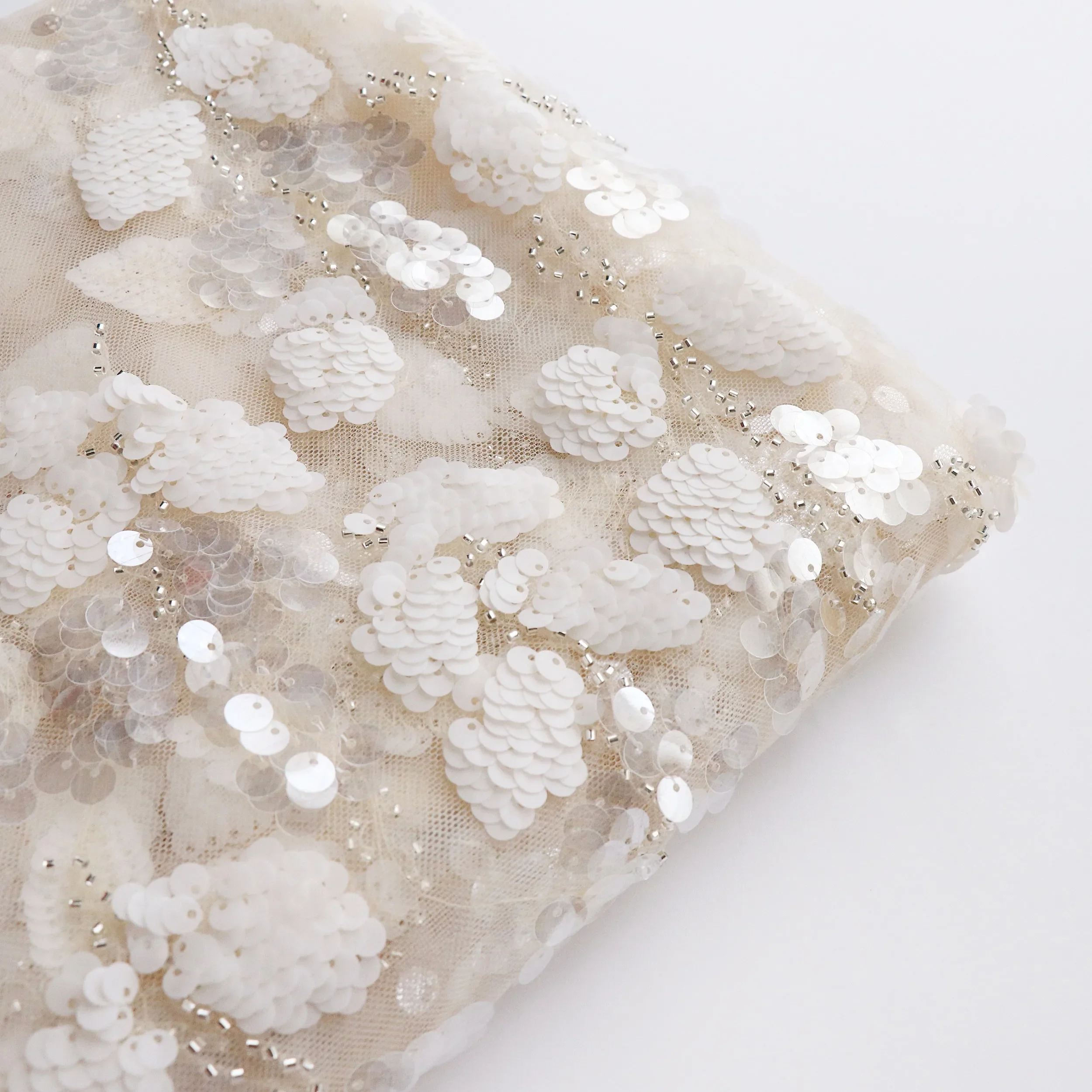 Beaded Sequin Embroidery Mesh Lace Fabric Dress Dress Cheongsam Custom ...