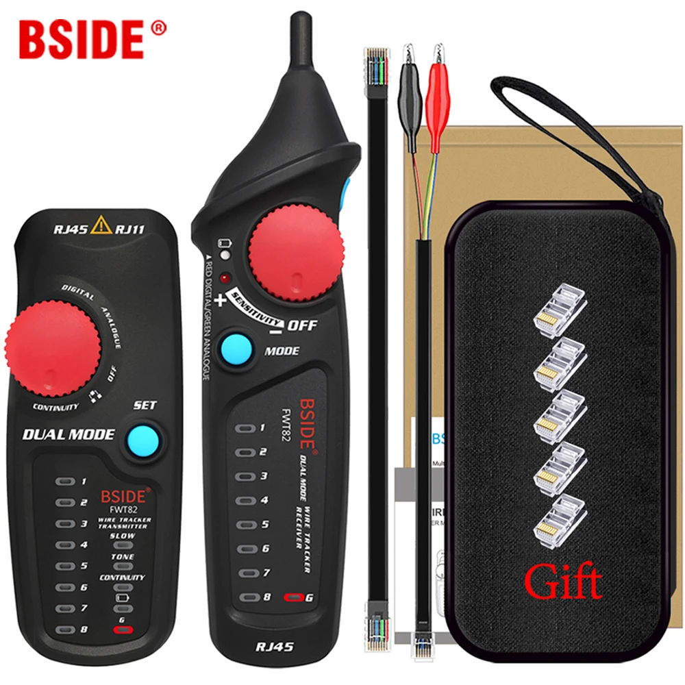 Rastreador de Cable de red, probador de Cable BSIDE FWT82/81 ...
