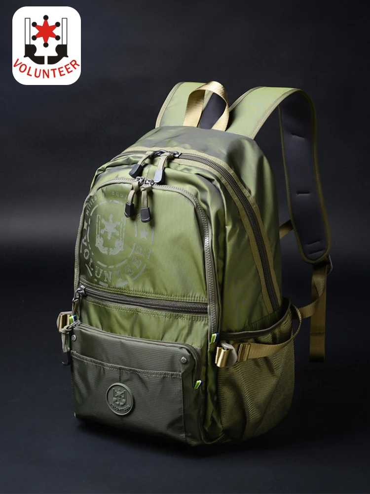 Volunteer Backpacks For Men 2023 New Waterproof Large Capacity Stylish ...