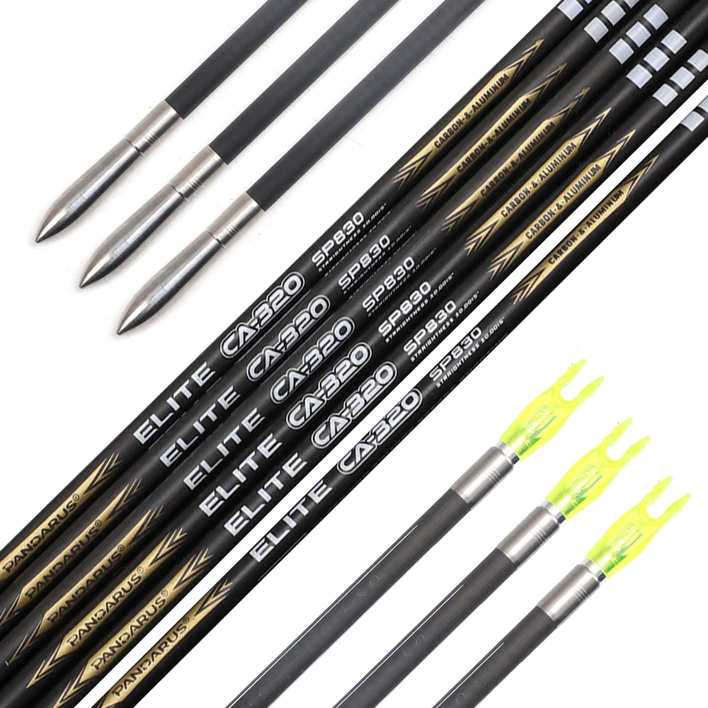 CA320-Carbon-Aluminum-Arrow-ID3-2mm-Straightness-0-001-Barreled-Design ...