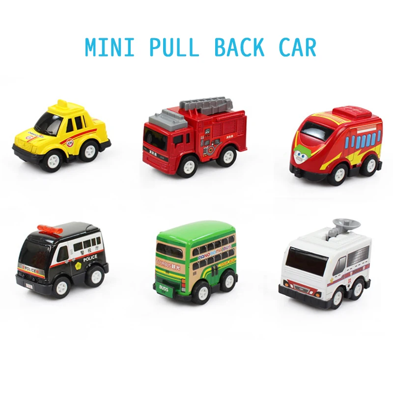 Mini Pull Back Toy Car Small Drop Resistant Friction Car Child Baby ...