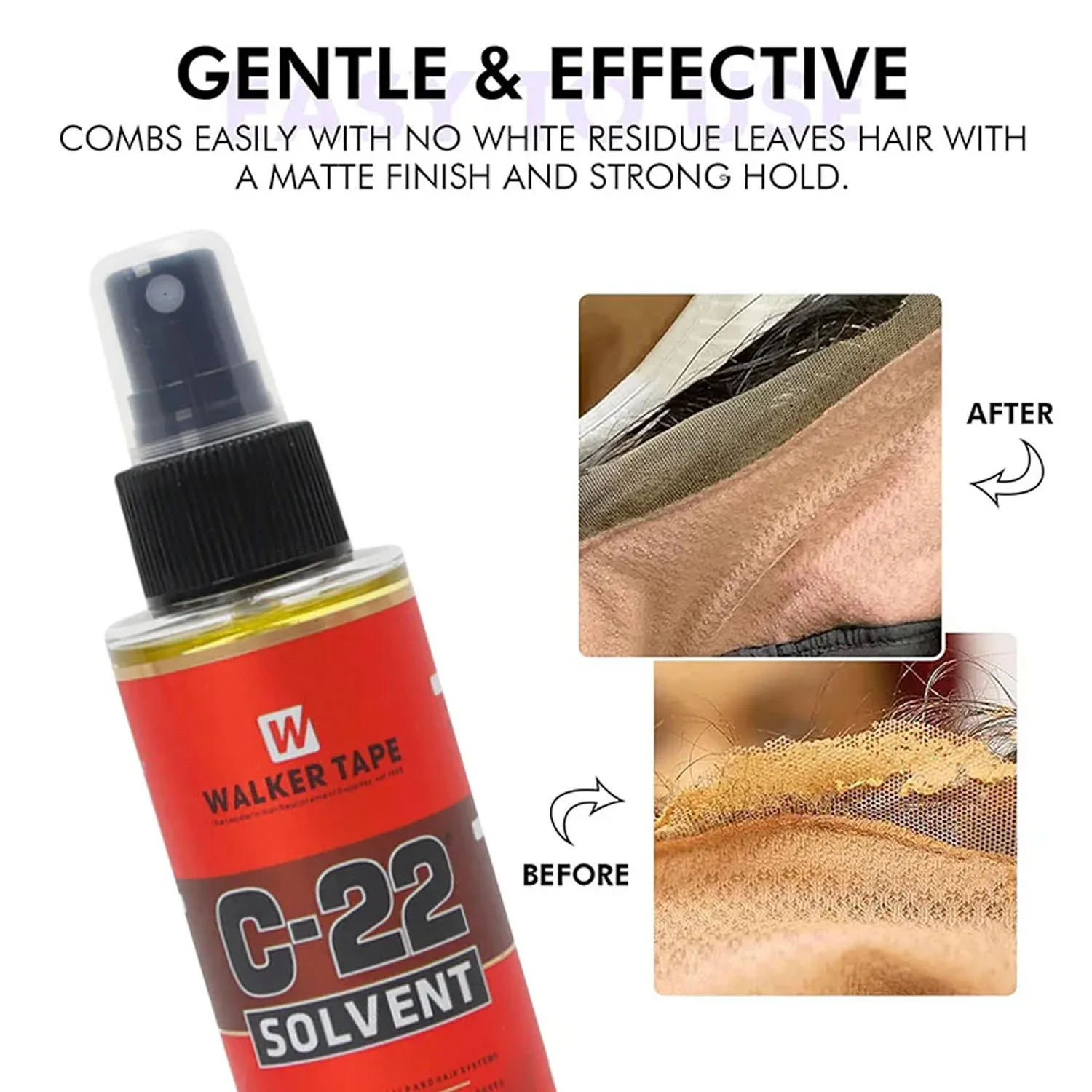 Walker Tape C-22 Solvent Remover 4 FL OZ 118ml Fast-Acting Cleaner for ...