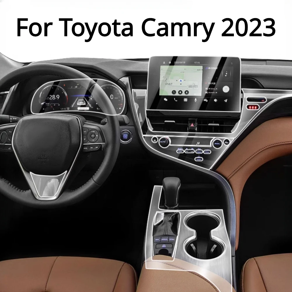 For-Toyota-Camry-2023-Car-interior-Accessories-film-transparent-TPU ...