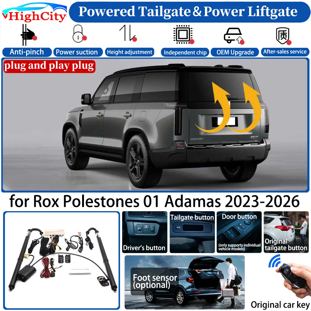 for Rox Polestones 01 Adamas 2023-2026 Automatic Smart Powered Tailgate ...