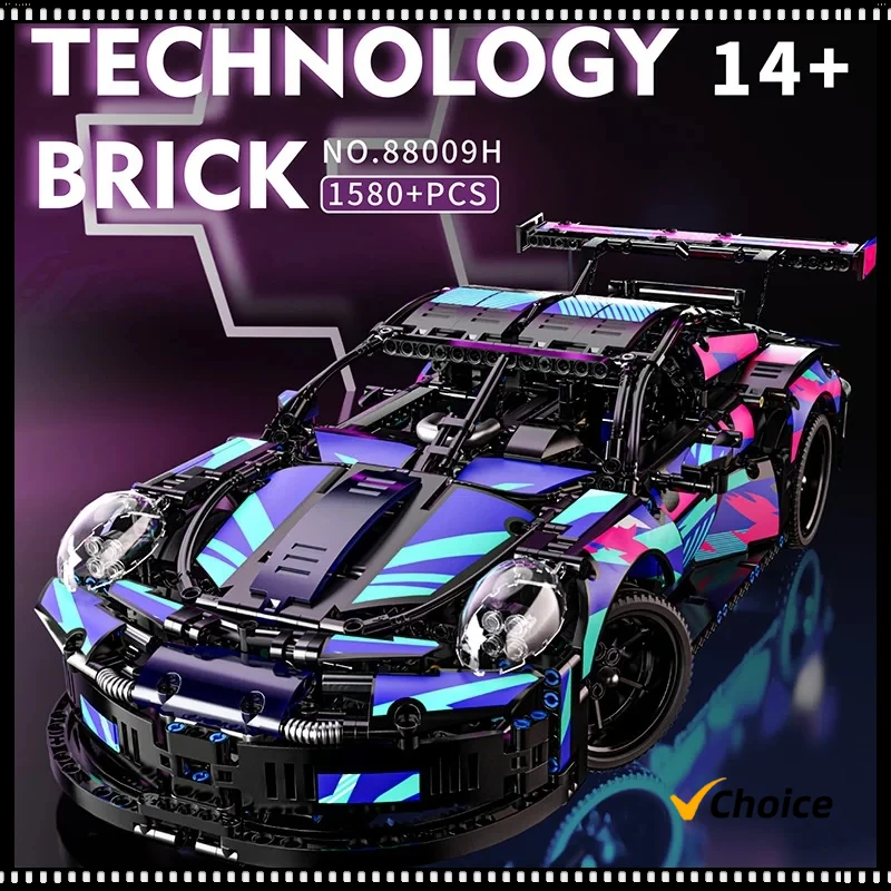 New-1580-Pcs-Technical-Classic-Super-Racing-Car-Building-Blocks-Model ...