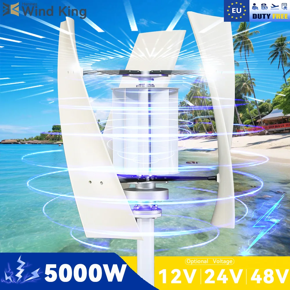 Higher-Power-5000W-WindTurbine-High-Efficiency-Windmill-With ...