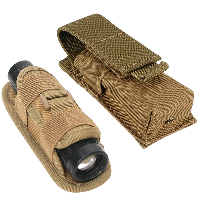 Molle-Molle-Flashlight-Holster-Pouch-Torch-Holder-Case-Hunting-Outdoor ...