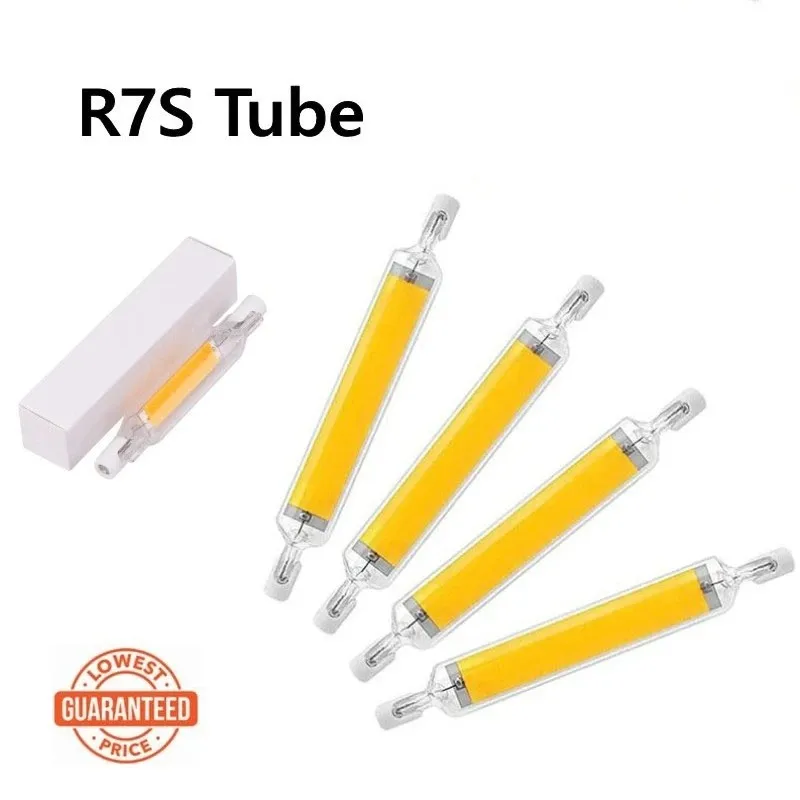 LED-R7S-COB-Glass-Tube-78mm-118mm-J78-J118-High-Power-COB-Light-Bulb ...